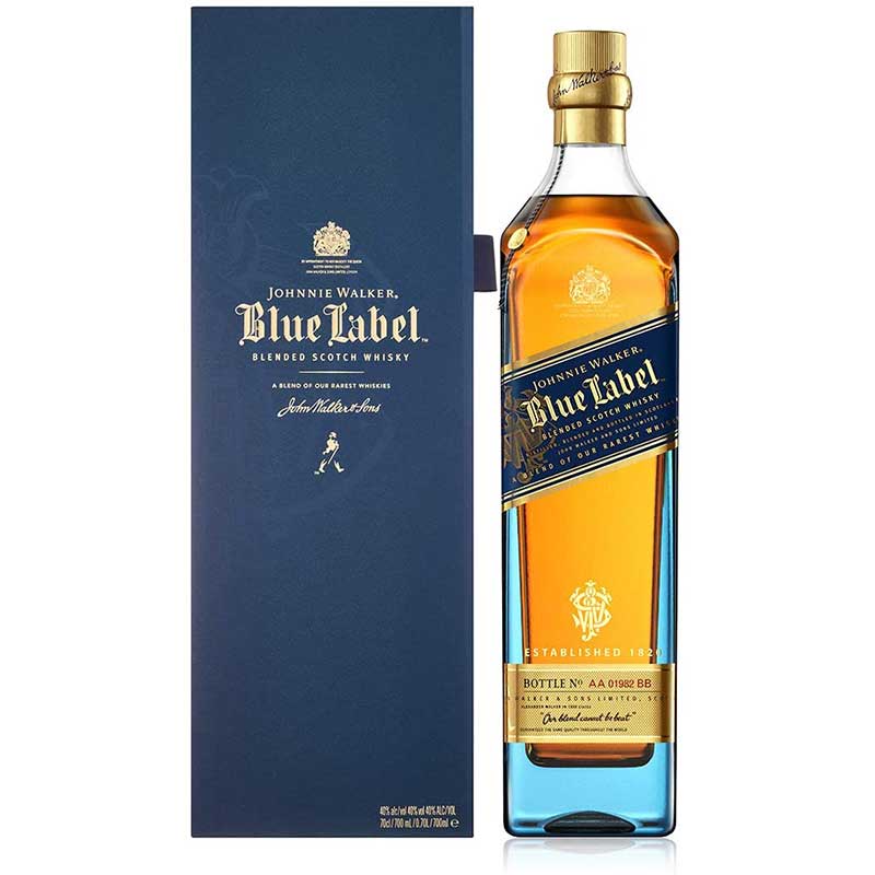 Whisky Johnnie Walker Blue Label, 750 ml - almacen.do