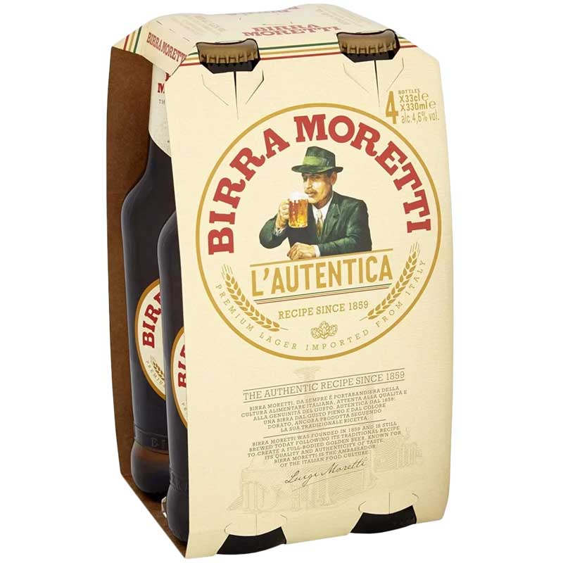 Cerveza Moretti Regular, 11.2 oz - almacen.do