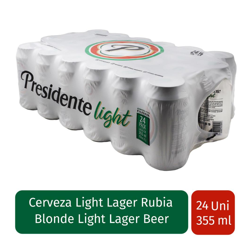 Cerveza Presidente Light, 12 oz - almacen.do