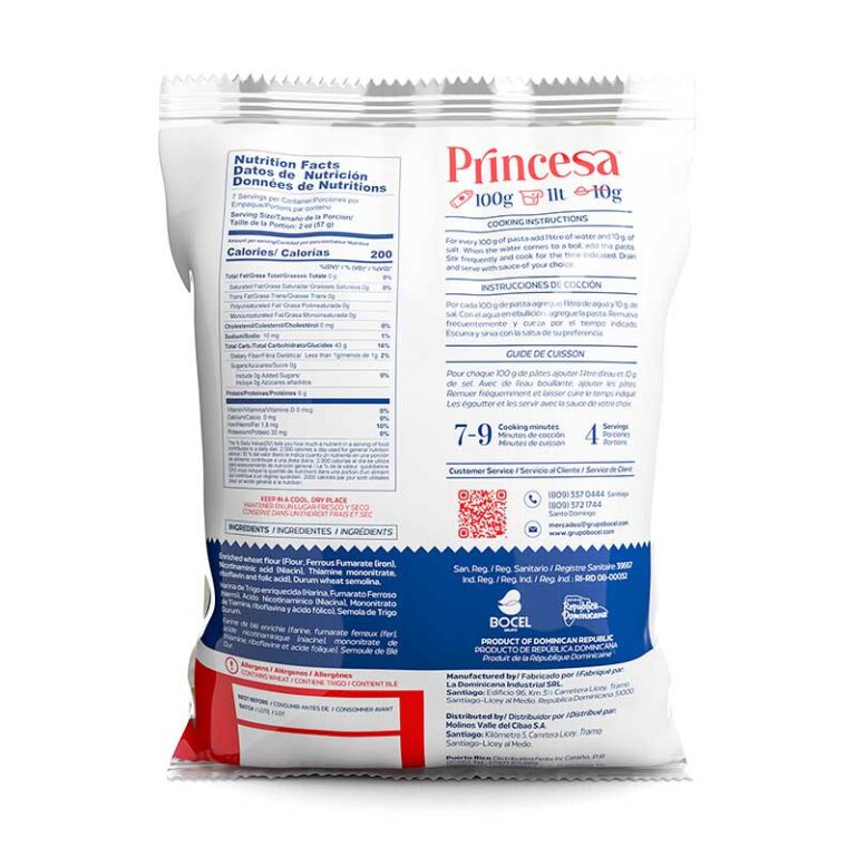 Pasta Princesa Coditos Pequeños 14.11 oz | Compra en línea - almacen.do