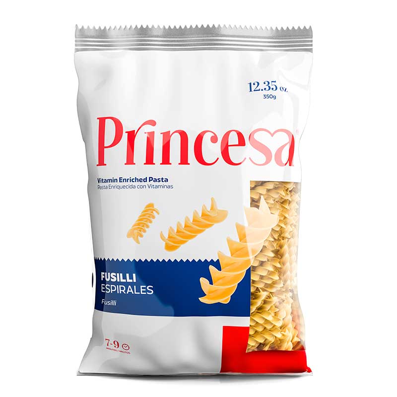 Pasta Princesa Espirales 12.35 oz | Compra en línea - almacen.do