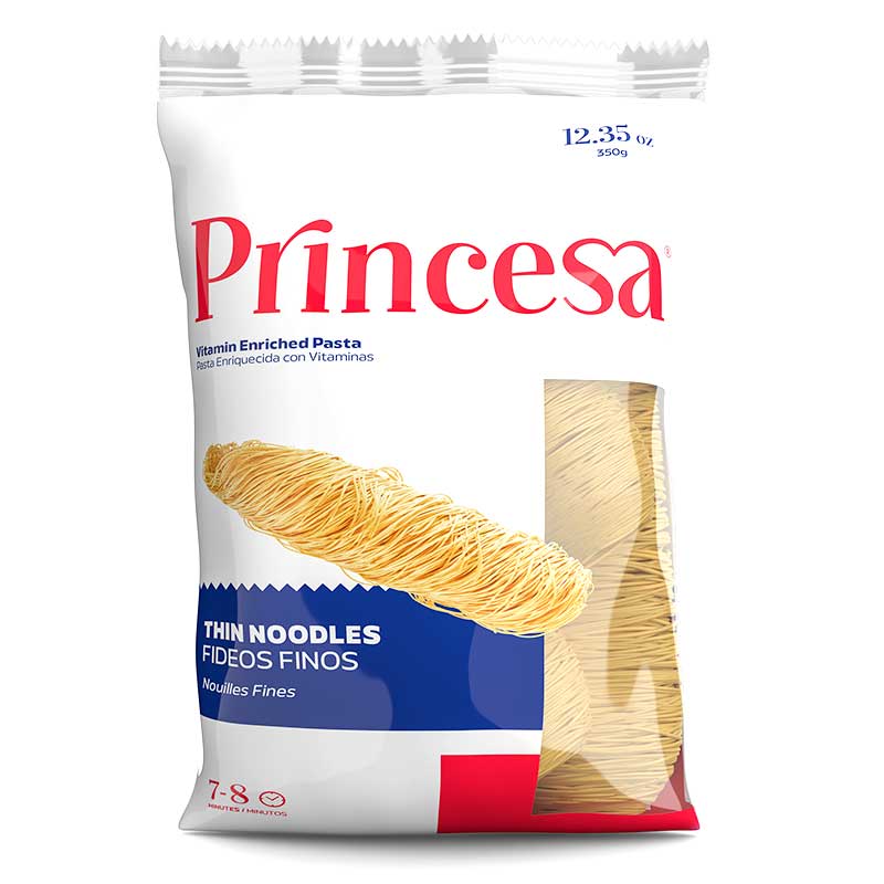 Pasta Princesa Fideos 12.35 oz | Compra en línea - almacen.do