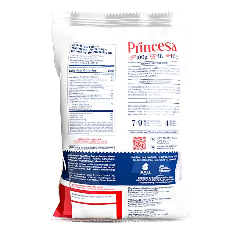 Pasta Princesa Penne 14.11 oz | Compra en línea - almacen.do