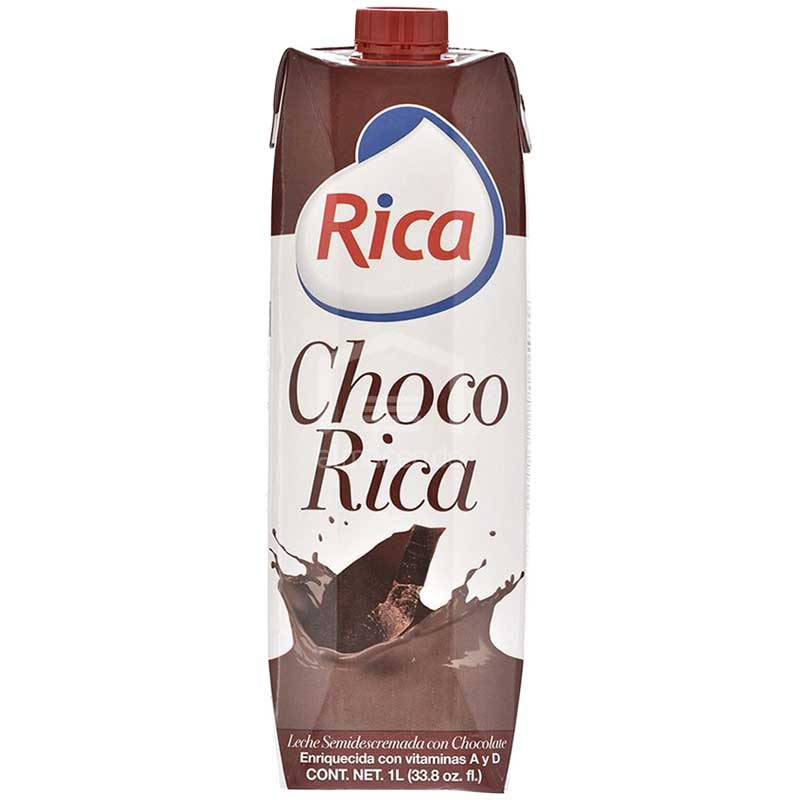 Leche Semidescremada Choco Rica, 1 L | Compra en línea - almacen.do