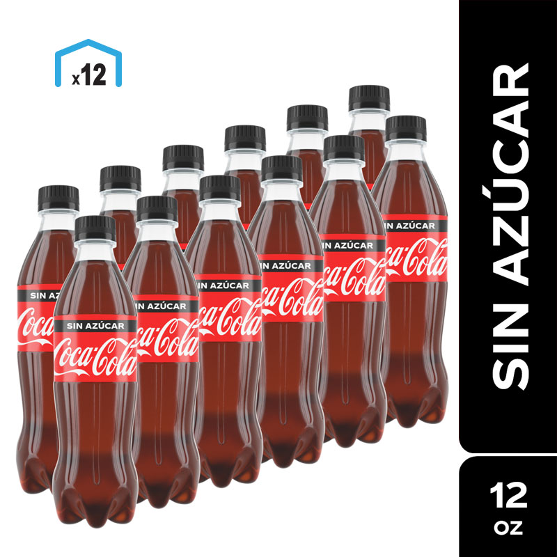 Refresco Coca Cola sin Azúcar, 13.5 oz (12 uds) | Compra en línea ...