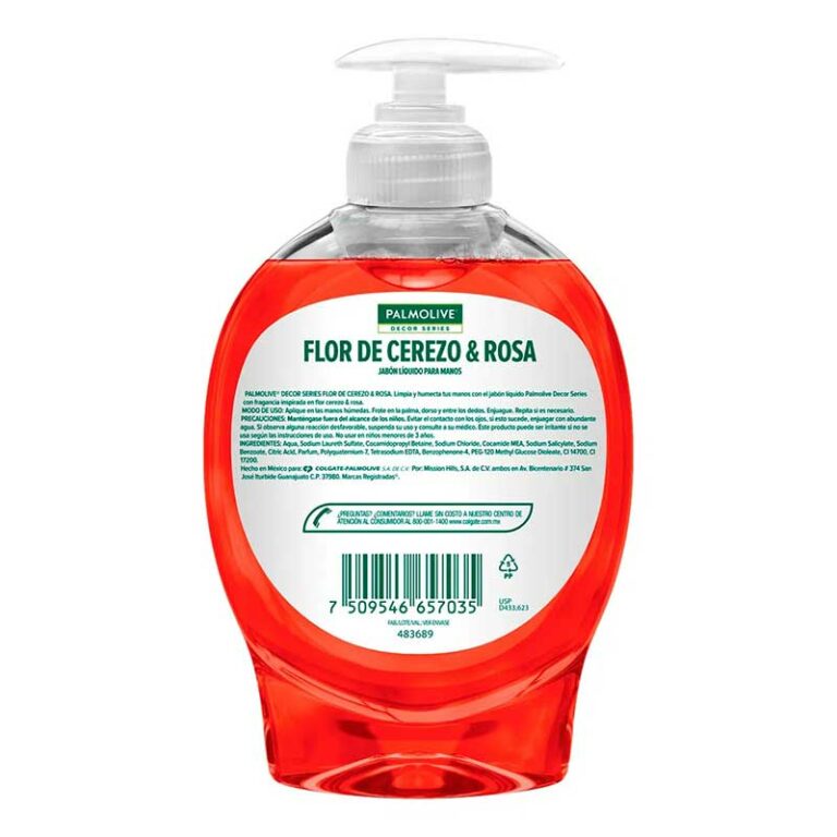 Jabón Liquído Palmolive para Manos – Decor Series Flor de Cerezo y Rosa ...