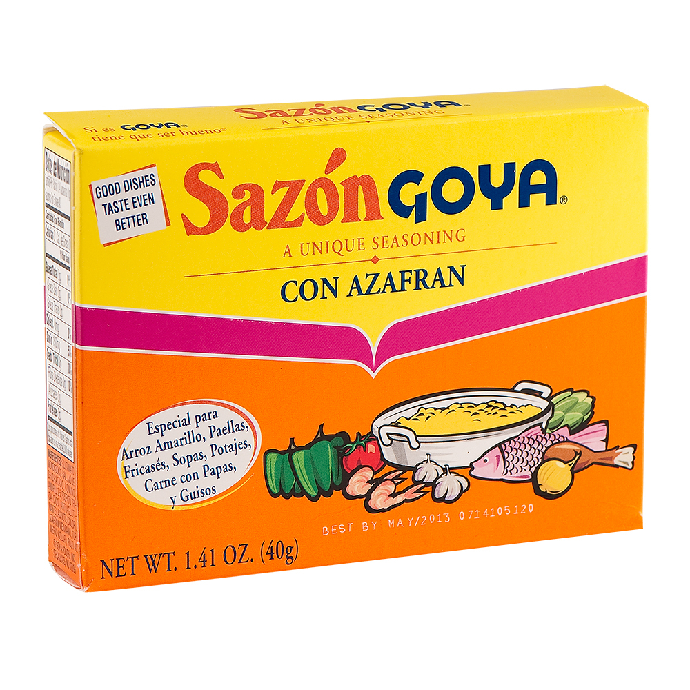 Sazón en Polvo con Azafrán Goya (20 sobres) | Compra en línea - almacen.do