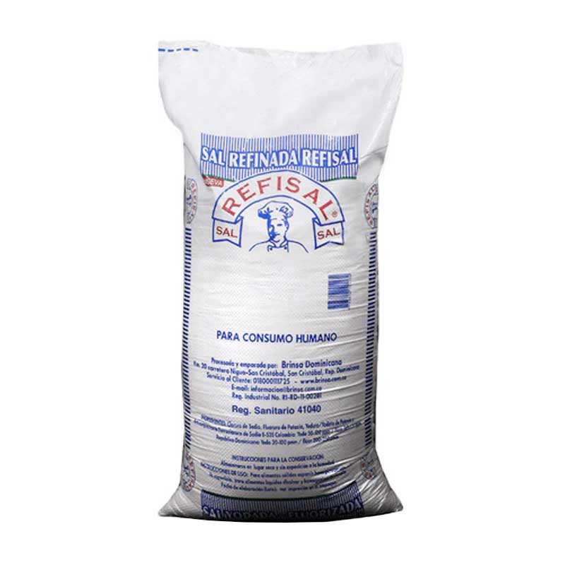 Sal Molida Refisal 100 lbs | Compra en línea - almacen.do